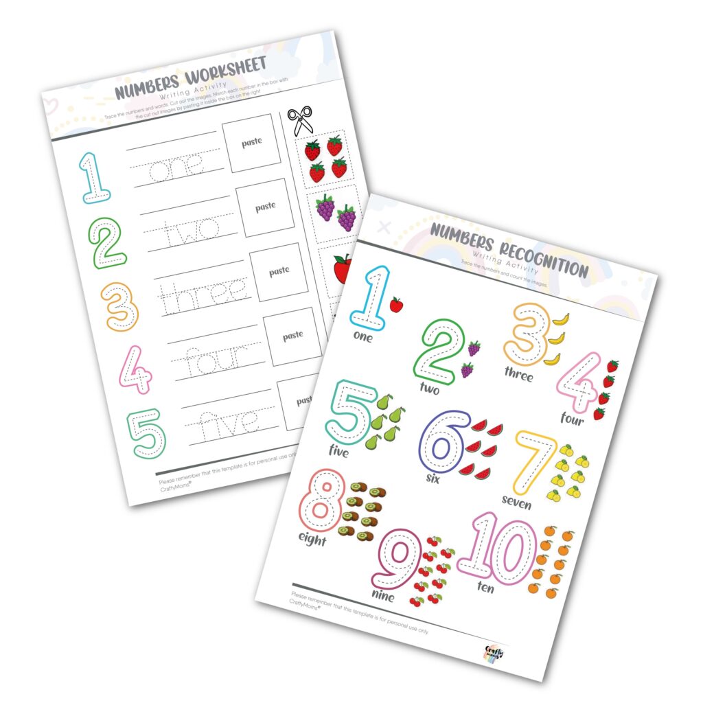 All About Numbers – Crafty Moms