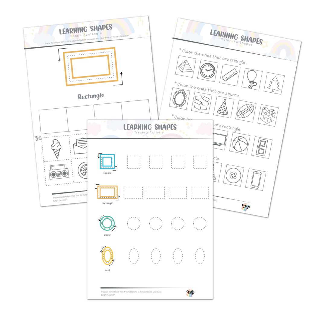 All About Shapes – Crafty Moms