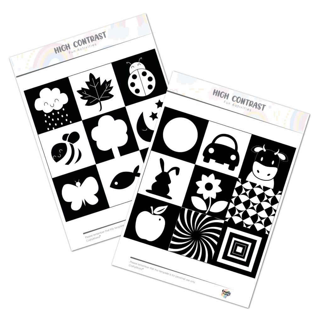 Babies High Contrast Images – Crafty Moms